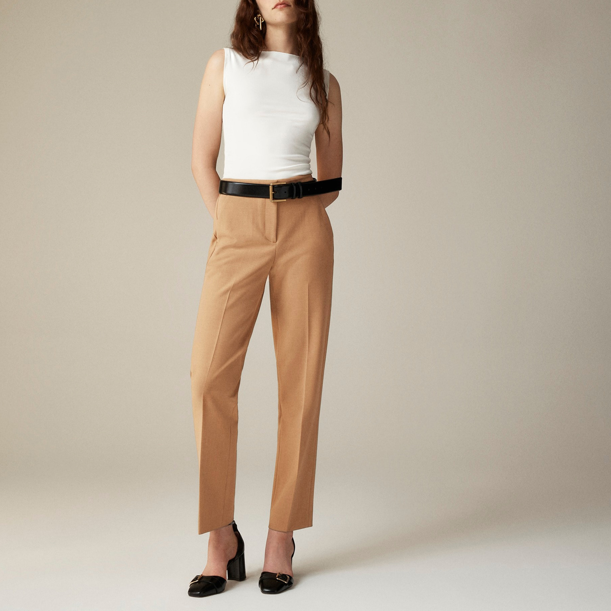 Straight-Leg Stretch Trousers - FASHRAE