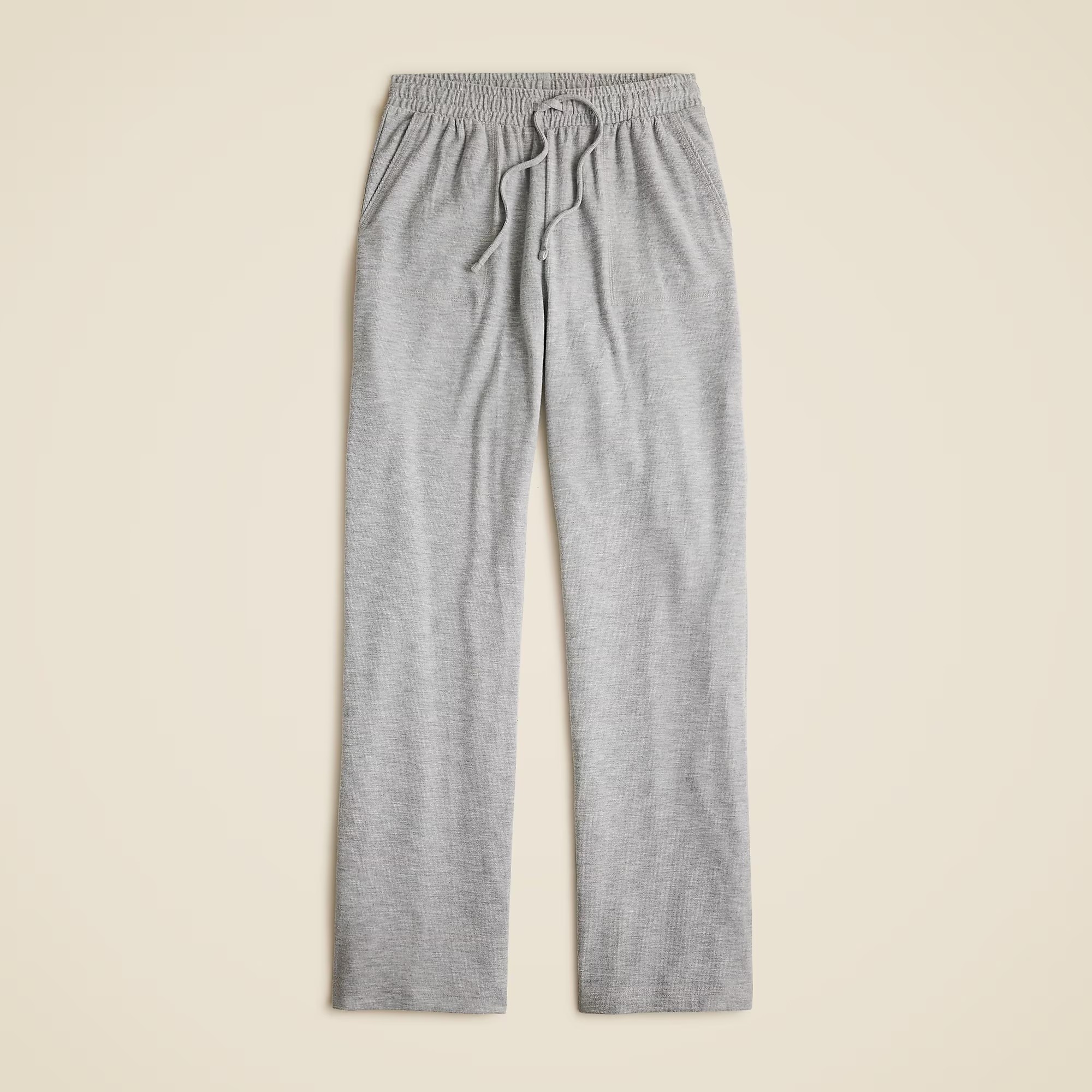 Soft Rib Wide-Leg Sweatpants - FASHRAE