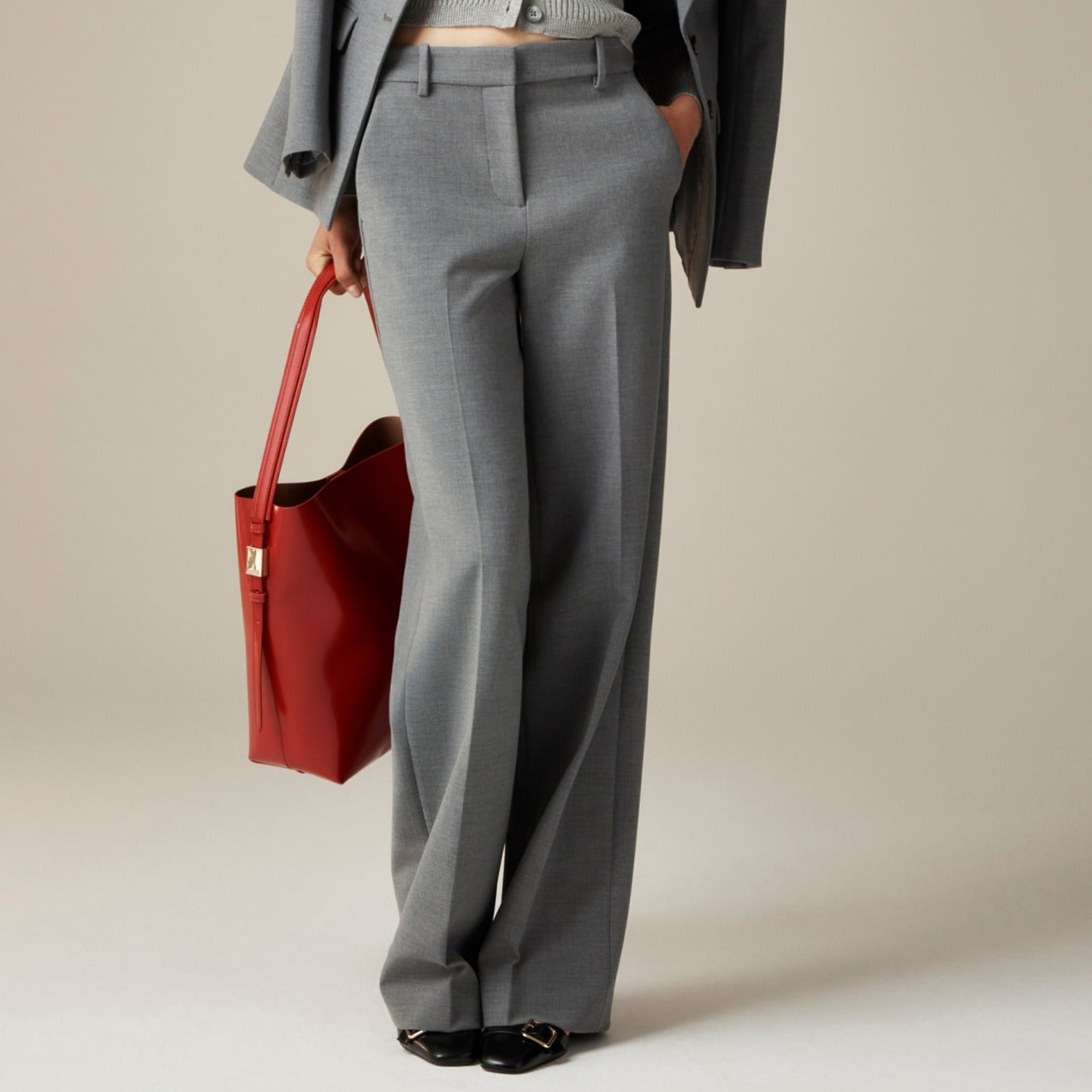 Wide-Leg Trouser in Four-Season - FASHRAE