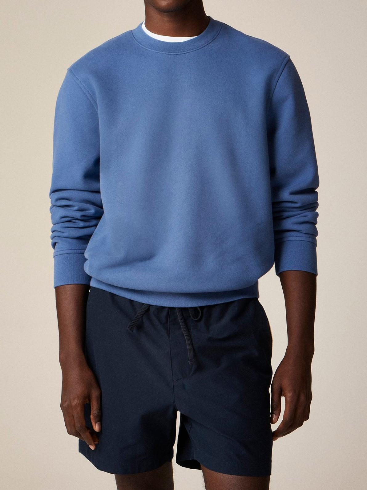 Royal Blue Crew Neck Sweatshirt - SYLORIAEX